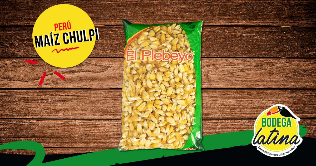 Maíz Chulpi, El Plebeyo, 500g. - Bodega Latina