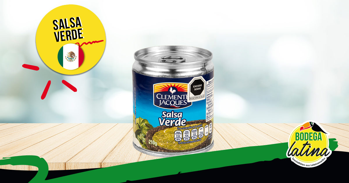 Salsa Verde, Clemente Jacques, Lata 210g. - Bodega Latina