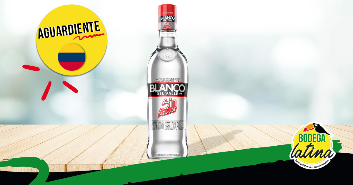 Aguardiente, Blanco del Valle, 750 ml - Bodega Latina