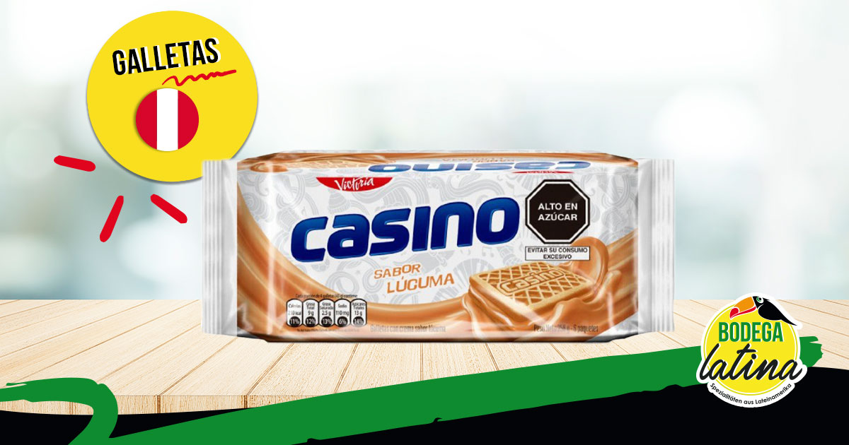 Galletas Sabor Lúcuma, Casino, 250g-6 piezas. - Bodega Latina