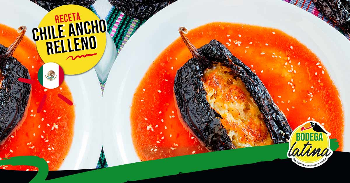 Receta Mexicana para preparar Chile Ancho Relleno - Bodega Latina